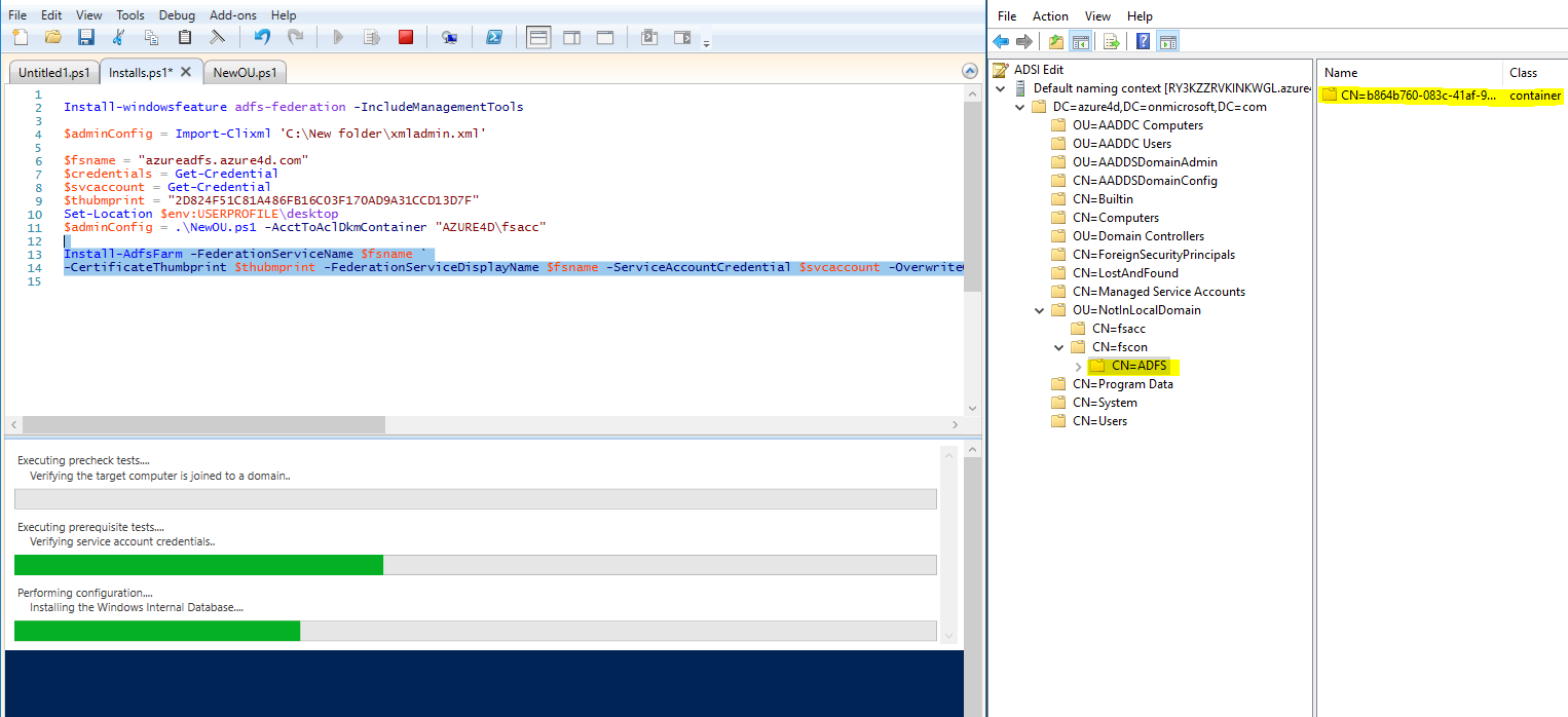 Dont Try This At Home Or Configuring Ad Fs Against Azure Ad Domain Services Securecloudblog