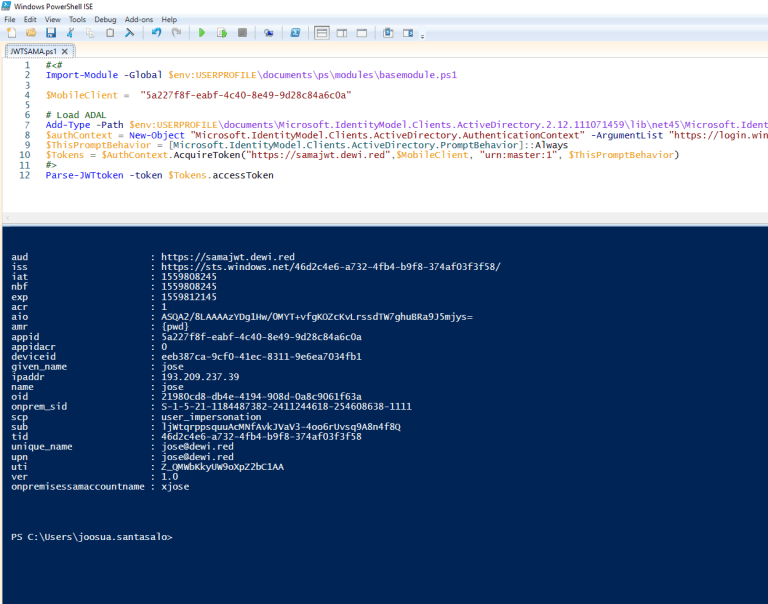 Add Samaccountname To Azure Ad Access Token Jwt With Claims Mapping Policy And Avoiding