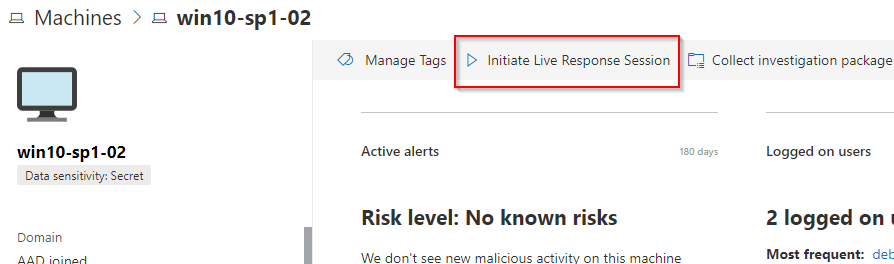 Defender ATP and Live Response – SecureCloudBlog