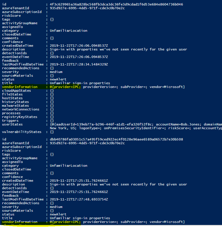 Deep Diver – Azure AD Identity Protection (IPC) Alerts – SecureCloudBlog