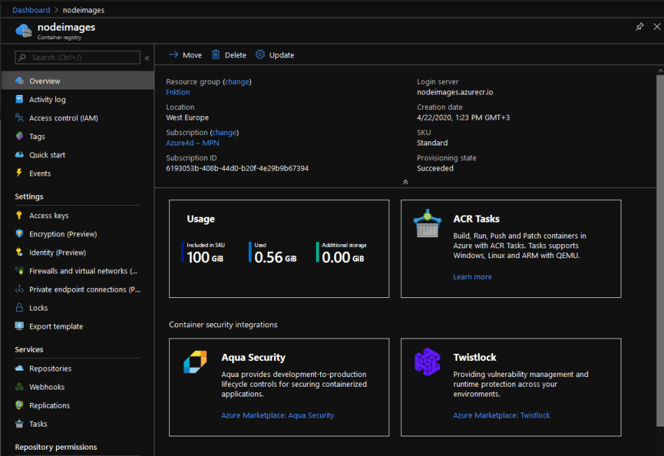 Hidden gem in Azure: Scan your docker images in ACR, view results in ...