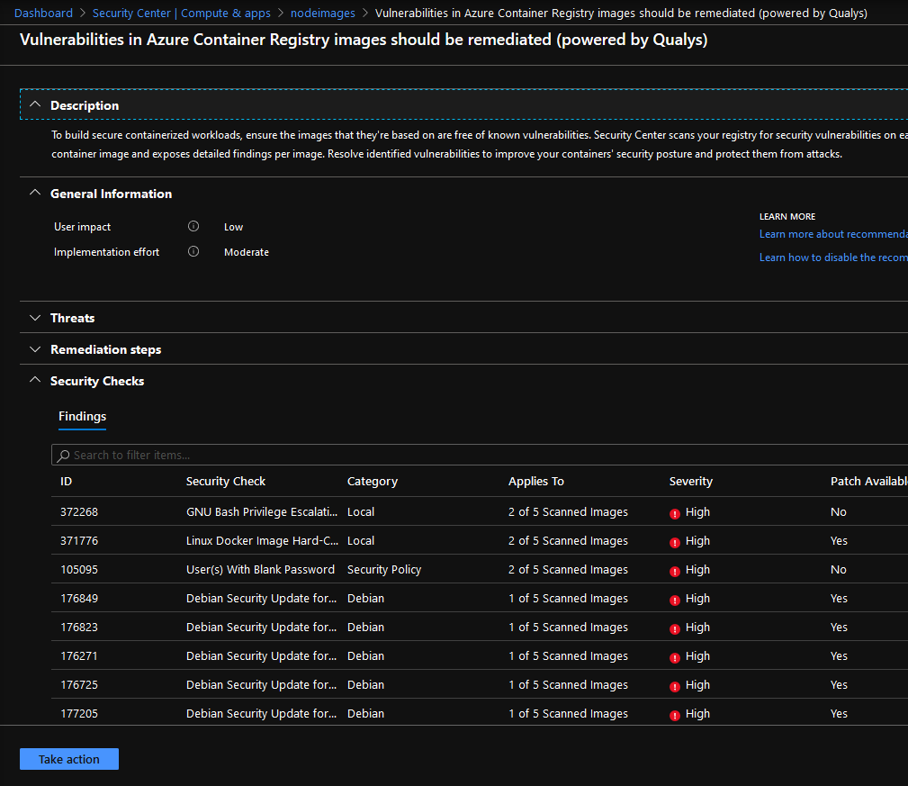 Hidden gem in Azure: Scan your docker images in ACR, view results in ...