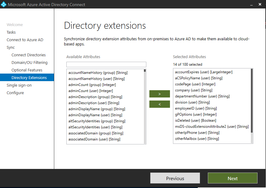 Find any multi-valued Directory Extension attribute via Graph API ...