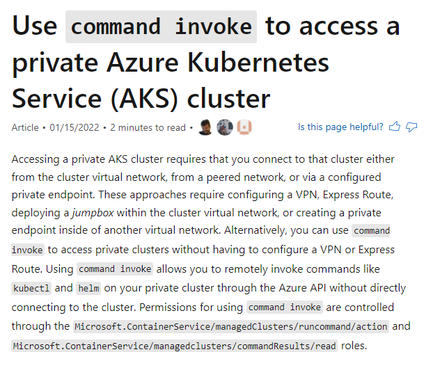 AKS – understanding bypass of network limitations for private API ...